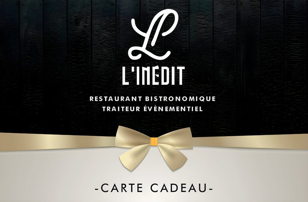 Notre carte - Restaurant L'inedit